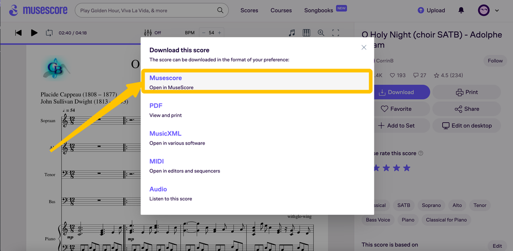 AI Voice Singing Sheet Choral Music with Lyrics: Integrate MuseScore & ACE Studio