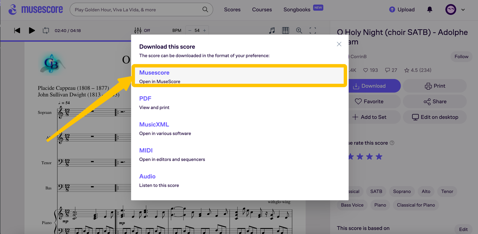 AI Voice Singing Sheet Choral Music with Lyrics: Integrate MuseScore & ACE Studio