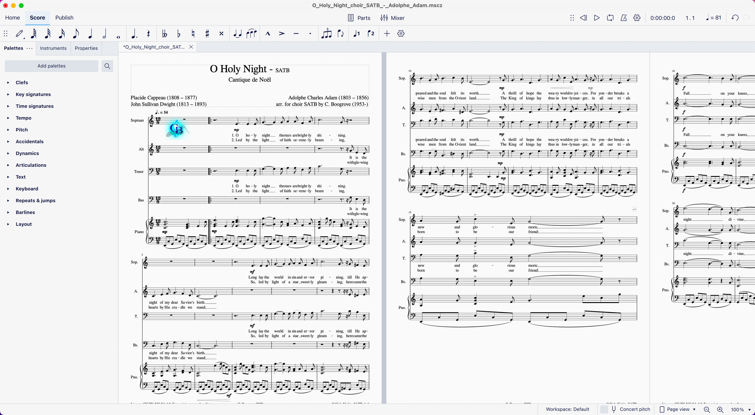 AI Voice Singing Sheet Choral Music with Lyrics: Integrate MuseScore ...